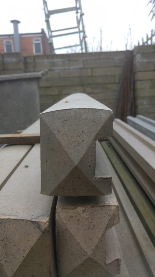 Concrete End Slotted Post - Steel Reinforced Concrete Fence Posts ...